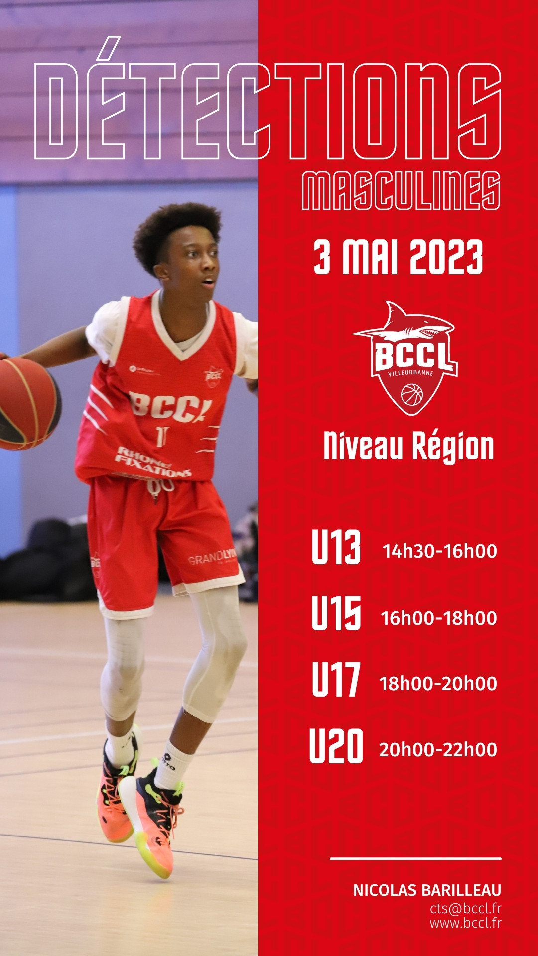 Détections 2023/2024 - BCCL Villeurbanne